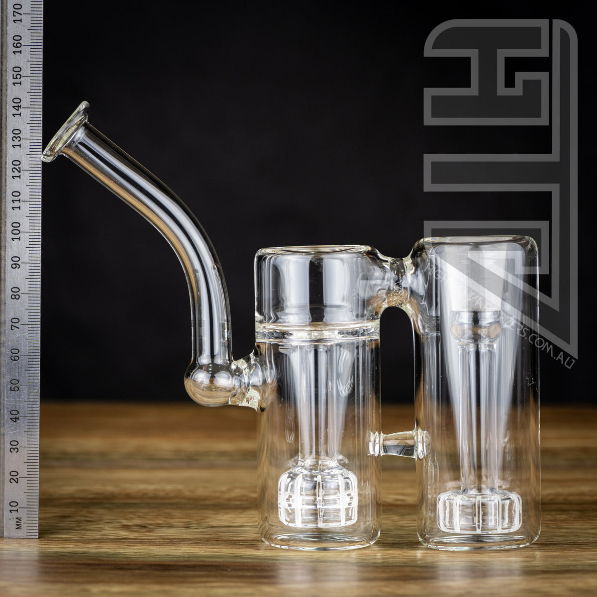 Double Bubble 14mm | Water Pipes For Dry Herb Vaporizers – High Tech ...