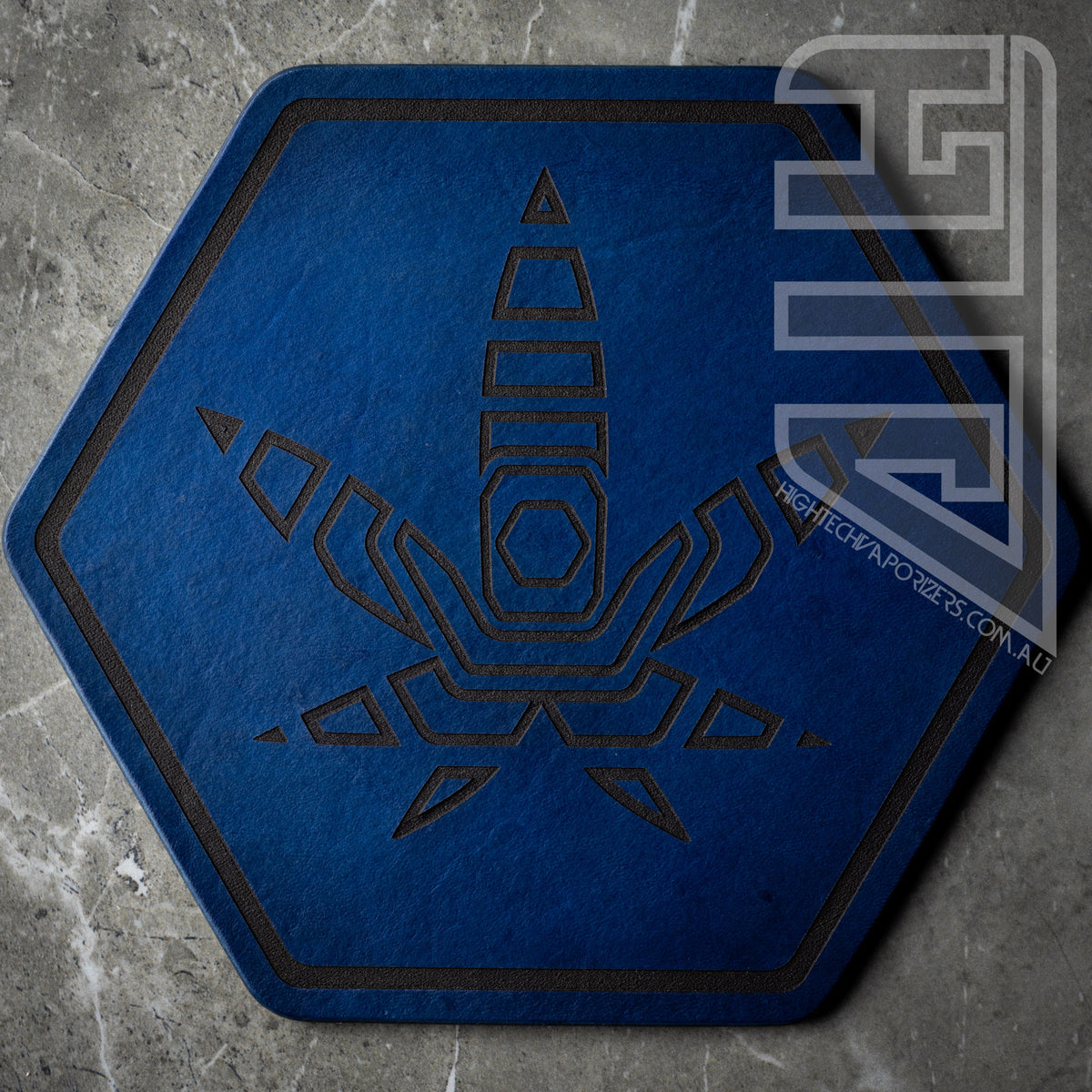 HTV Leather Hexagon Mats (Options Options Options) – High Tech Vaporizers
